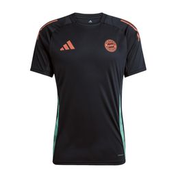 adidas Performance Funktionsshirt 'Away Teamline' Herren Gr&ouml;&szlig;e XL rostbraun / smaragd / schwarz