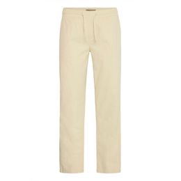 Leinenhose Blend "Leinenhose BHVolken", Herren, Gr. L, N-Gr, beige (bleached sand), Obermaterial: 55% Leinen LI. 45% Baumwolle CO., Hosen