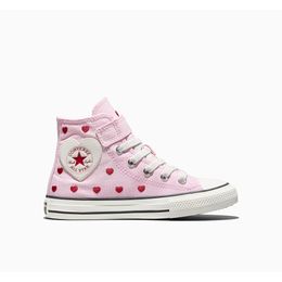Sneaker Converse "CHUCK TAYLOR ALL STAR HEARTS & ROS", Damen, Gr. 35, new found bloom, vintage wei&szlig;, schwarz, Textil, Schuhe Sneaker