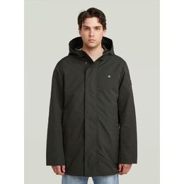 G-Star Raw Parka G-STAR "Clean Vodan Parka", Herren, Gr. M, asfalt, Obermaterial: 54% Elastomultiester, 46% Polyester, Jacken Parka