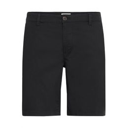 !Solid Chinoshorts SOLID "Chinoshorts SDKakan", Herren, Gr. M, N-Gr, schwarz (true schwarz), Obermaterial: 98% Baumwolle CO. 2% Elasthan EL., Hosen Chinoshorts