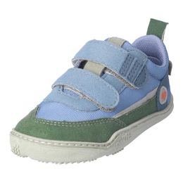 Barfu&szlig;schuh QNUFFS "Erle", Jungen, Gr. 28, kaktus, cloud, Schuhe Barfu&szlig;schuh, Klettschuh, Sneaker mit Nullsprenung, Gr&ouml;&szlig;enschablone zum Download