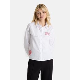 LIEBLINGSST&Uuml;CK Klassische Bluse LIEBLINGSST&Uuml;CK "EdelieL", Damen, Gr. 34, 100, wei&szlig;, 100% Baumwolle, normal, ohne Ausschnitt, Blusen, aus 100% Baumwolle