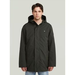 G-Star Raw Parka G-STAR "Clean Vodan Parka", Herren, Gr. XXL, asfalt, Obermaterial: 54% Elastomultiester, 46% Polyester, Jacken Parka
