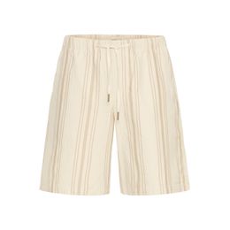 Chinoshorts Blend "Chinoshorts BHMILES wovenshorts", Herren, Gr. L, N-Gr, braun (antique bronze), Obermaterial: 100% Baumwolle CO., Hosen Chinoshorts
