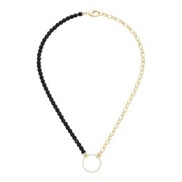 Giorgio Martello Milano Kette Damen Gr&ouml;&szlig;e 45 gold / schwarz