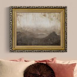 Gerahmtes Leinwandbild Orientalische Dschungel Gipfel