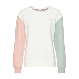 Kangaroos Sweatshirt Damen Gr&ouml;&szlig;e L pastellgr&uuml;n / rosa / offwhite