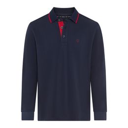Delmao Poloshirt Herren Gr&ouml;&szlig;e XL dunkelblau / rot