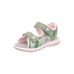 Superfit Sandale 'PEBBLES' M&auml;dchen Gr&ouml;&szlig;e 29 kiwi / pastellpink