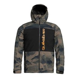 Quiksilver Sportjacke Jungen Gr&ouml;&szlig;e 176/182 nachtblau / taupe / orange / schwarz