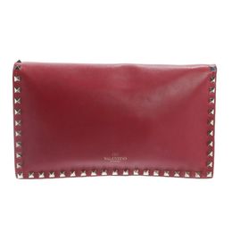 Valentino Clutch Damen Gr&ouml;&szlig;e One Size Second Hand rot