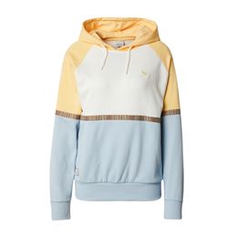 Iriedaily Sweatshirt 'Kachina' Damen Gr&ouml;&szlig;e S hellblau / hellgelb / wei&szlig;