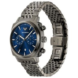 Emporio Armani Uhr Herren Gr&ouml;&szlig;e One Size dunkelblau / dunkelgrau / wei&szlig;
