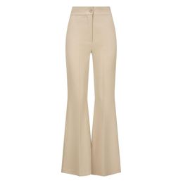 Nicowa Bundfaltenhose 'CORIWI', Model ist 1,78 cm und tr&auml;gt Gr&ouml;&szlig;e 34 Damen Gr&ouml;&szlig;e 38 beige