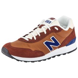 Sneaker New Balance "515", Herren, Gr. 42,5, braun (toffee, rich), Leder, Textil, Schuhe Sneaker