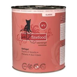 Catz Finefood Nassfutter Katze Classic Adult No. 3 Gefl&uuml;gel 24x800 g