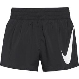 Nike Swoosh Funktionsshorts Damen - Gr&ouml;&szlig;e L - schwarz