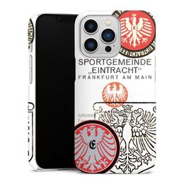 DeinDesign iPhone 13 Pro Handy Premium Case Smartphone Handyh&uuml;lle Schutzh&uuml;lle matt Retro Eintracht Frankfurt Official Licensed Product Premium Case