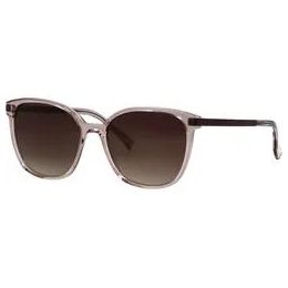 Marc O'Polo Sonnenbrille MARC O'POLO, Damen, braun (ros&eacute; transparent), durchscheinend, matt, Sonnenbrillen Sonnenbrille, klassische Schmetterlingsform, dunkle Verlaufst&ouml;nung