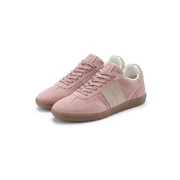 ELBSAND Sneaker 'Freizeitschuh, Schn&uuml;rschuh, Turnschuh, Retro Sneaker, Lederschuh' pink Gr. 37 f&uuml;r Damen