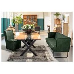 K&uuml;chensofa GUTMANN FACTORY "Brown", bunt (tannengr&uuml;n, rot, braun, mittelbraun, jeansblau, olive), B:190cm H:80cm T:70cm, 100% Polyester, Sofas
