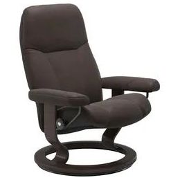 Relaxsessel stressless "Consul", braun (braun batick), B:72cm H:94cm T:70cm, Leder BATICK: BATICK ist ein leicht korrigiertes, durchgef&auml;rbtes und genarbtes M&ouml;belleder, bei dem die meisten Unebenheiten und Spuren in der Regel entfernt wurden.;Leder PALOMA: PALOMA ist ein durchgef&auml;rbtes Semianilin-M&ouml;belleder mit nat&uuml;rlicher Narbung.;ROHLEDER Stoff Q2 FARON: Ein fester zuverl&auml;ssiger Boucl&eacute; mit einem 