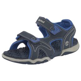 Sandale Timberland "Adventure Seeker 2 Strap", M&auml;dchen, Gr. 22, blau (navy), Textil, Schuhe Sandale, mit Klettverschluss