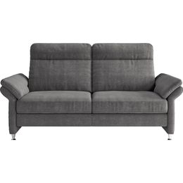 3-Sitzer Home Affaire "Mailand", grau, B:158cm H:103cm T:89cm, 100% Polyester, Sofas, 3-Sitzer, mit komfortablem Federkern-Sitz, wahlweise mit Move-Funktion