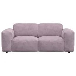 2-Sitzer FLEXLUX "Lucera Sofa, super bequem durch hochwertigen Sitzaufbau mit Kaltschaum", lila (soft lavender), B:187cm H:73cm T:102cm, 85% Polyester/15%Polyamide, Sofas, Designsofa, modern & anschmiegsam