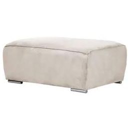 Hocker OTTO HOME "BEATRICE mit Wellenfederung, Ma&szlig;e B/T/H: 100/68/45 cm", beige (creme), B:100cm H:45cm T:68cm, 100% Polyester, Hocker, Hocker, passend zur "Beatrice"-Serie, in hochwertiger Verarbeitung