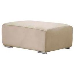 Hocker OTTO HOME "BEATRICE mit Wellenfederung, Ma&szlig;e B/T/H: 100/68/45 cm", beige (creme), B:100cm H:45cm T:68cm, 100% Polyester, Hocker, Hocker, passend zur "Beatrice"-Serie, in hochwertiger Verarbeitung