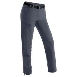 Funktionshose Maier Sports "Inara slim", Damen, Gr. 34, Normalgr&ouml;&szlig;en, grau, 90% Polyamid, 10% Elasthan, Hosen Funktionshose, Herren Wanderhose, atmungsaktive Outdoor-Hose, 4 Taschen, Slim Fit