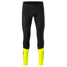 Fahrradhose Gonso "Essential Tight Softshell M", Herren, Gr. 6XL, Normalgr&ouml;&szlig;en, gelb, 100% Polyester, Hosen Fahrradhose, Herren Radhose mit Sitzpolster, Tight fit