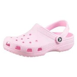 Clog Crocs "Classic Clog", Damen, Gr. 37, rosa (rosa, pink milk), CrosliteTM, Schuhe Clog, Sommerschuh, Schlappen, Hausschuh passt zu Jibbitz