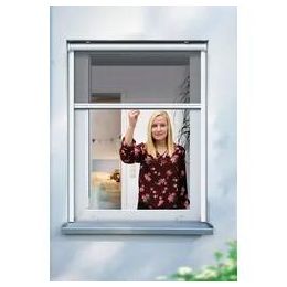 Insektenschutzrollo Schellenberg "f&uuml;r Fenster, Fiberglas Fliegengitter mit Aluminium Rahmen", wei&szlig;, B:130cm H:160cm, Fiberglas, Rollos, in verschiedenen Farben und Gr&ouml;&szlig;en erh&auml;ltlich