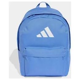 Rucksack Adidas PERFORMANCE "CLASSIC 3-STREIFEN LOGO", blau (blau fusion, wei&szlig;), Rucks&auml;cke, Obermaterial: 100% Polyester, Rucksack