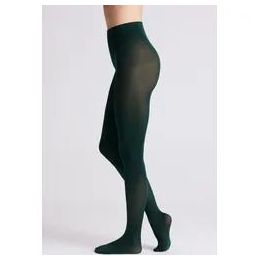 Feinstrumpfhose YSABEL MORA "TIGHTS BASIC COLLECTION", Damen, Gr. L, gr&uuml;n (bottle gr&uuml;n), Obermaterial: 85% Polyamid, 15% Elasthan, unifarben, Strumpfhosen Feinstrumpfhose, starke Strumpfhose im zarten Look
