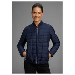 Steppjacke Kangaroos, Damen, Gr. 48, blau (marine), Obermaterial: 100% Polyester. Futter: 100% Polyester. Wattierung: 100% Polyester, kontrastfarbene Details, unifarben, figurbetont h&uuml;ftlang, Jacken Steppjacke, &Uuml;bergangsjacke, figurbetonter Schnitt, h&uuml;ftlange Passform