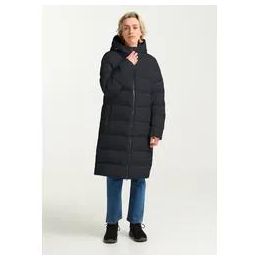 Daunenmantel Jack Wolfskin "FROZEN PALACE COAT W RDS", Damen, Gr. XL (46), blau (schwarznavy), Obermaterial: 100% Polyester. F&uuml;llung: 90% Entendaune, 10% sonstige Fasern, M&auml;ntel Daunenmantel