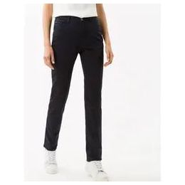 5-Pocket-Hose Brax "Style MARY", Damen, Gr. 36K18, Kurzgr&ouml;&szlig;en, blau (dunkelblau), Web, 96% Baumwolle, 4% Elasthan, regular fit, Hosen 5-Pocket-Hose