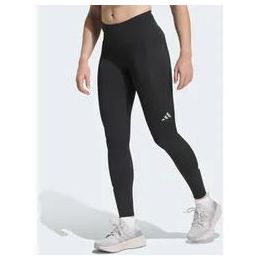 Lauftights Adidas PERFORMANCE "ADI365 CLIMACOOL 3-STREIFEN RUNNING FULL LENGTH LEGGINGS", Damen, Gr. XL, N-Gr, schwarz, normal, gr., Obermaterial: 85% Polyester, 15% Elasthan, Hosen