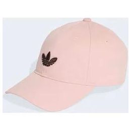 Baseball Cap Adidas ORIGINALS "ADICOLOR CLASSIC TREFOIL", Damen, sandy pink, Obermaterial: 100% Baumwolle, Caps, f&uuml;r Erwachsene, sportlicher Stil, aus Baumwolle
