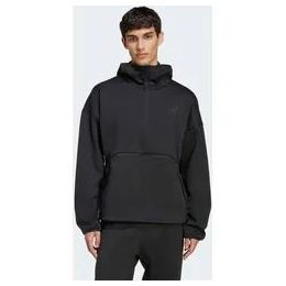 Kapuzensweatshirt Adidas SPORTSWEAR "CITY TECH SOFTSHELL MIT REISSVERSCHLUSS BIS ZUR BRUST", Herren, Gr. XL, schwarz, Obermaterial: 100% Polyester, angesetztes B&uuml;ndchen, Sweatshirts