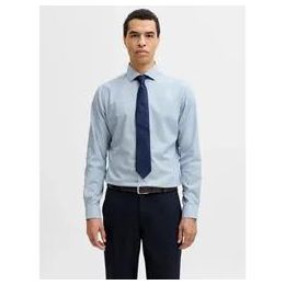 Jack & Jones Langarmhemd JACK & JONES "JPRBLAPARKER Slim Fit Hemd, atmungsaktiv, ideal f&uuml;r den Alltag", Herren, Gr. L, N-Gr, chambray blau stripes:slim fit, Web, Obermaterial: 100% Baumwolle, gestreift, slim fit normal, ohne Ausschnitt, &Auml;rmel mit &Auml;rmelschlitz 2-Knopf-Manschette, Hemden, Baumwolle, slim fit