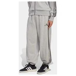 Sporthose Adidas SPORTSWEAR "HOLIDAY 3-STREIFEN", Herren, Gr. XXL, N-Gr, medium grau heather, normal, gr., Obermaterial: 70% Baumwolle, 30% Polyester, Hosen Sporthose