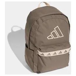 Rucksack Adidas PERFORMANCE "CL TAPE BPK", earth strata, blush pink, Rucks&auml;cke, Obermaterial: 100% Polyester, Rucksack, f&uuml;r Erwachsene, sportlich und stilvoll, mehrere F&auml;cher und Taschen