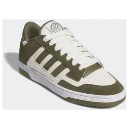 Sneaker Adidas SPORTSWEAR "RAPID COURT LOW", Damen, Gr. 48, olistr, clowhi, ftwwht, Leder, Synthetik, Schuhe Sneaker