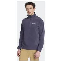 Fleecepullover Adidas TERREX "MULTI ESSENTIALS 1/2 ZIP FLEECEOBERTEIL", Herren, Gr. S, shadow navy, Obermaterial: 100% Polyester, Sweatshirts Fleecepullover
