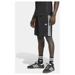 Shorts Adidas ORIGINALS "LOCKER EINGEARBEITETE 3-STREIFEN", Herren, Gr. XXL, N-Gr, schwarz, normal, gr., Obermaterial: 100% Polyester, Hosen Shorts